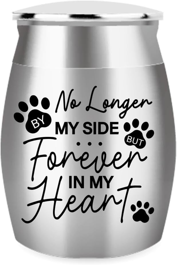 1.57 Inch Mini Stainless Steel Cremation Urn Memorial Small Urns for ...