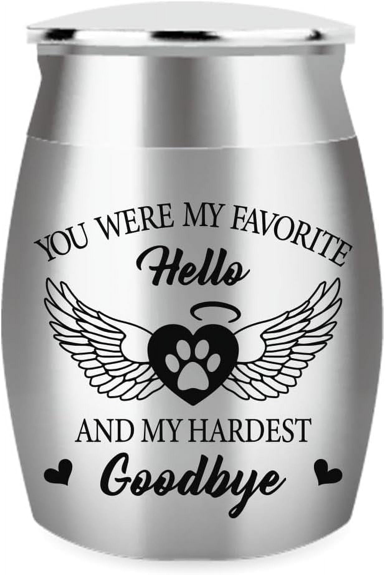 1.57 Inch Small Keepsake Urns for Cat Ashes Mini Cremation Urns for ...