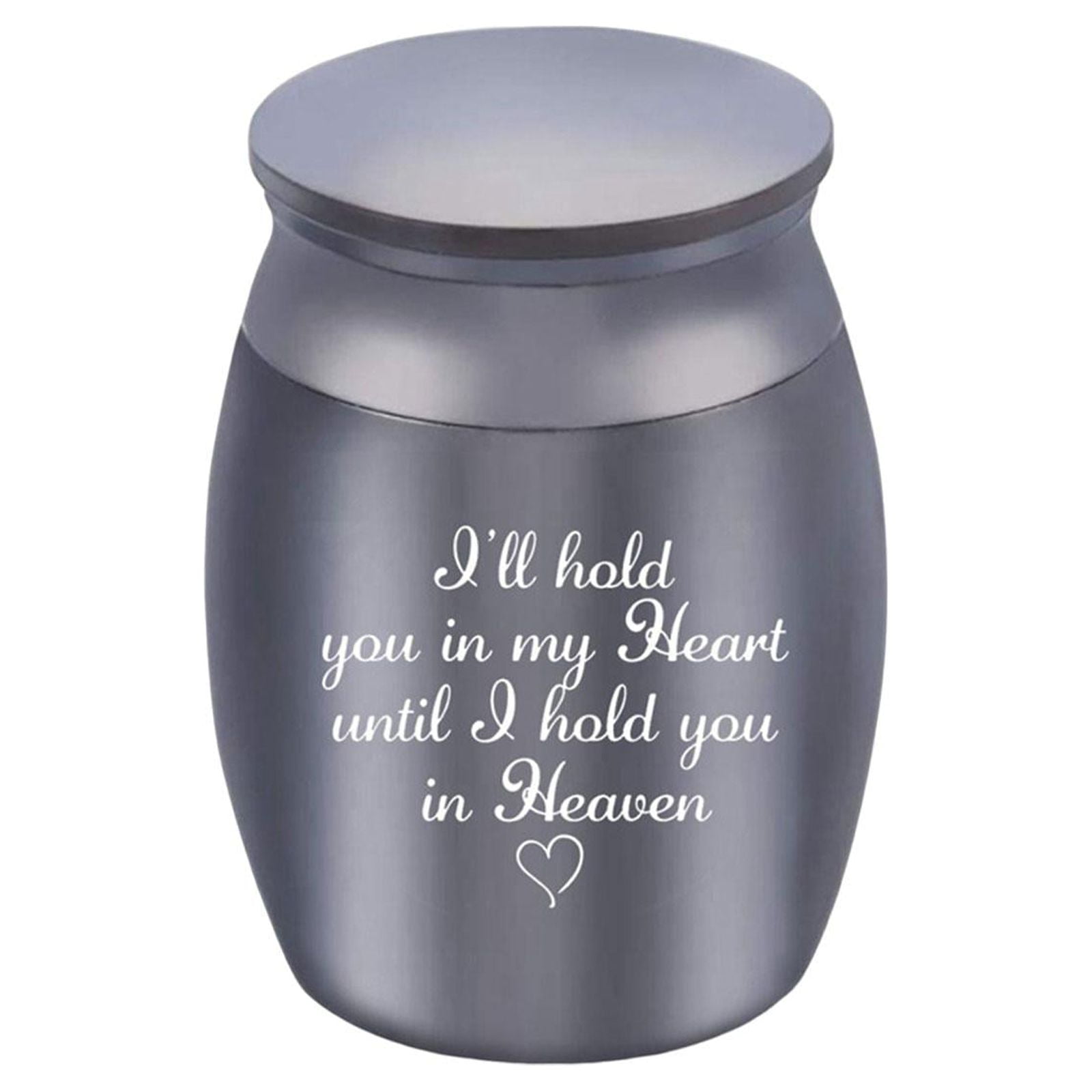 1,57 Inches Small Urn Cremation Holder Screw Lid Waterproof Keepsake ...