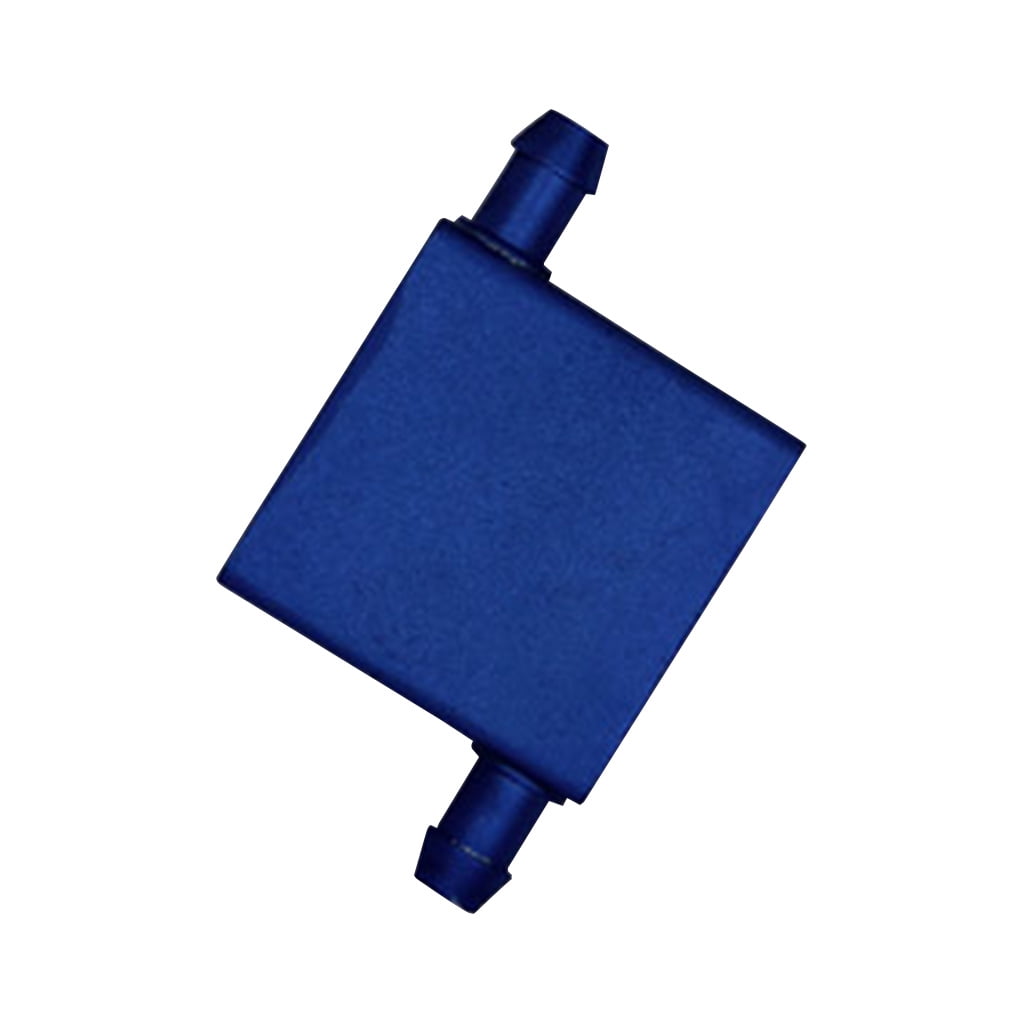 1.57x1.57x0.47in Aluminum Water Cooling Block Computer CPU Liquid Water ...