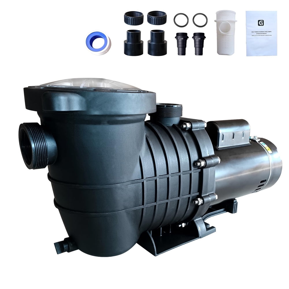 1.5HP 2-Speed Swimming Pool Pump – 220V Single Voltage Above/In Ground ...