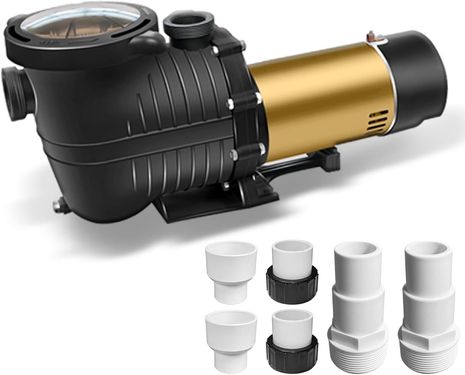 1.5HP Dual Voltage (115/230V), Suitable for In-Ground and Above-Ground ...