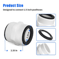 1.5Inch to 1.5Inch Pool Hose Connector - Pool Hose Adapter for Above ...