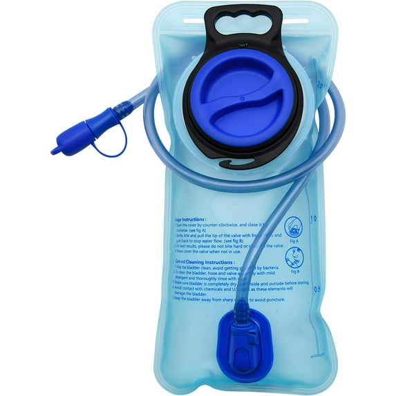 1.5L/2L/2.5L/3L Hydration Bladder, Large Opening Water Storage Bladder ...