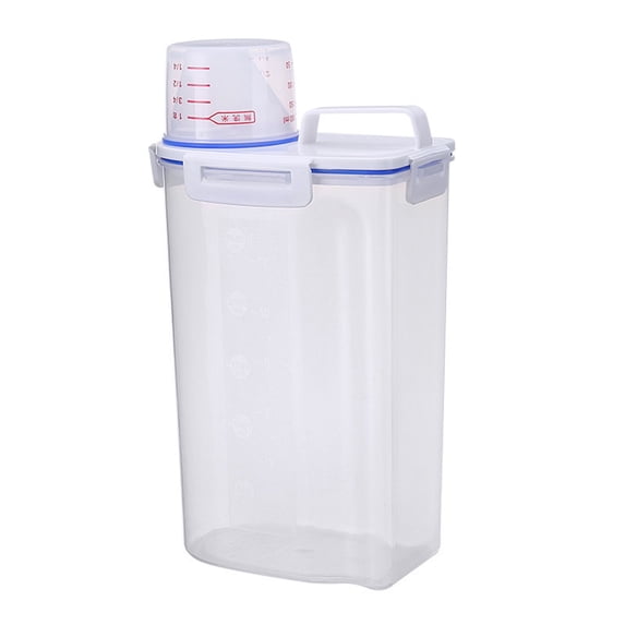 1.5L/3L Airtight Food Storage Container for Flour,Rice Cereal & Sugar ...