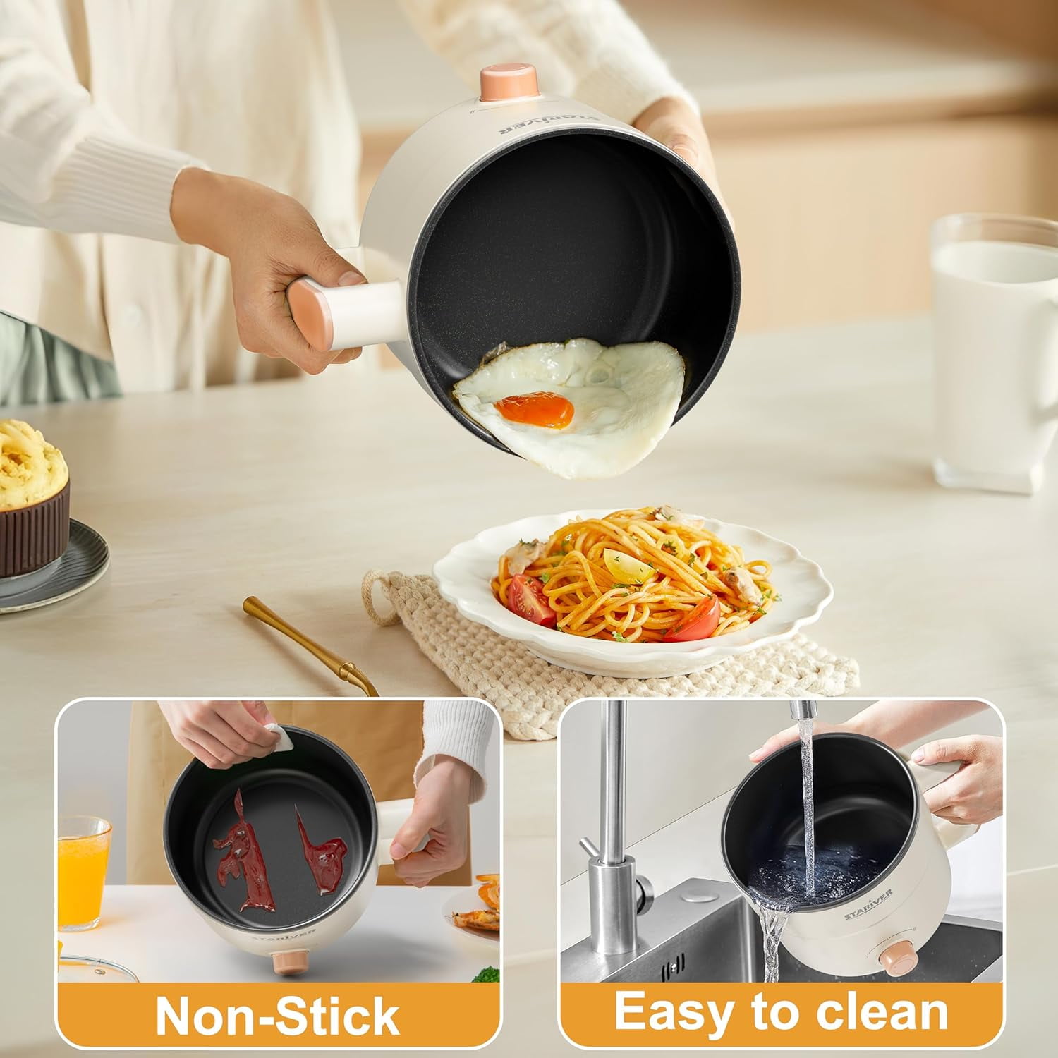 1.5L & 6L Electric Hot Pot: Portable Mini Noodle Cooker for Solo Use ...