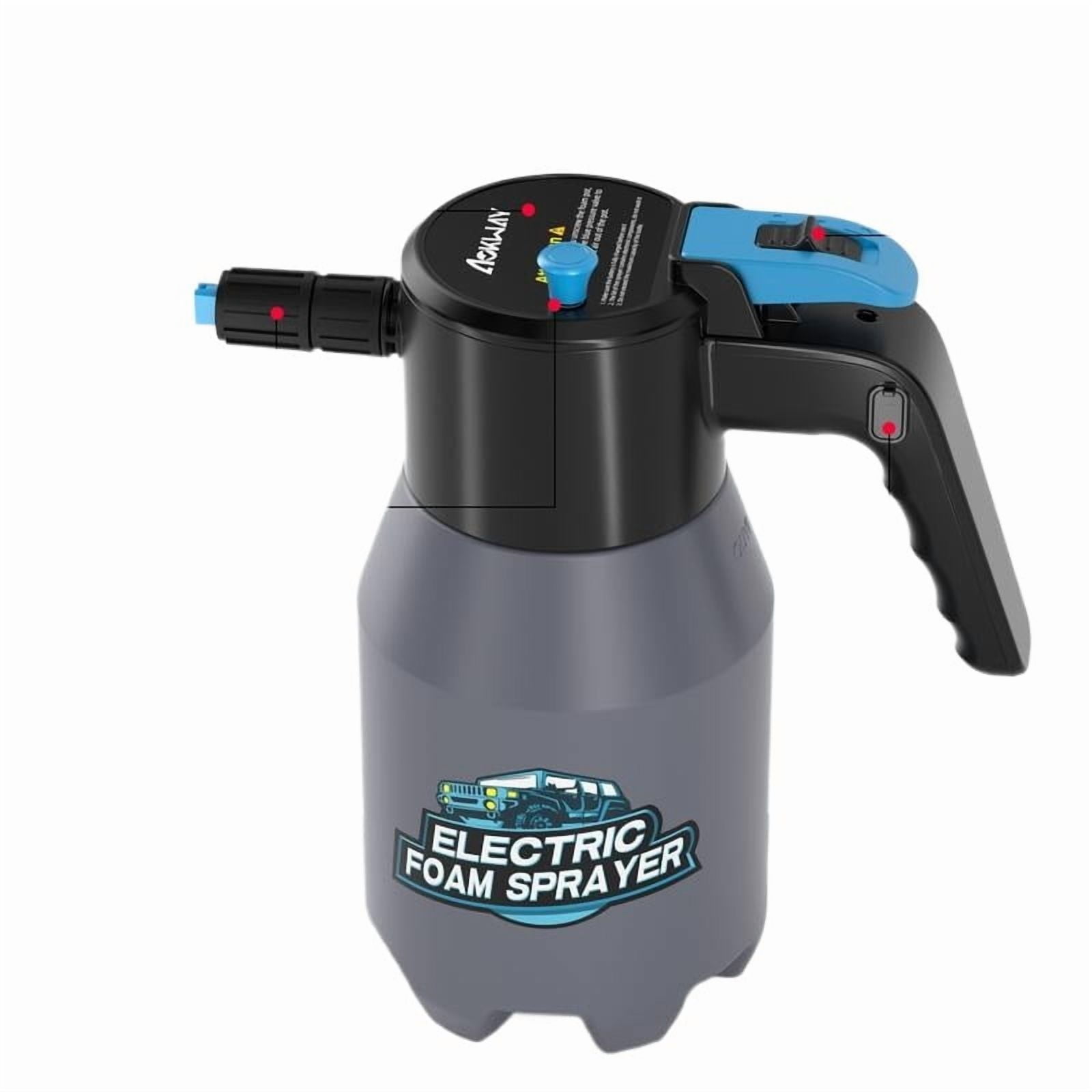 1.5L Cordless Electric Foam Sprayer for Cars - Battery-Powered & USB ...