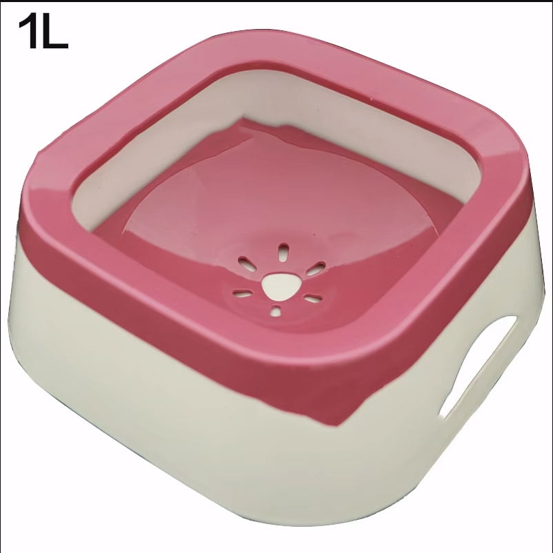 1.5L Dog ABS Plastic Drinking Water Floating Bowl Non-Wetting Mouth Cat ...