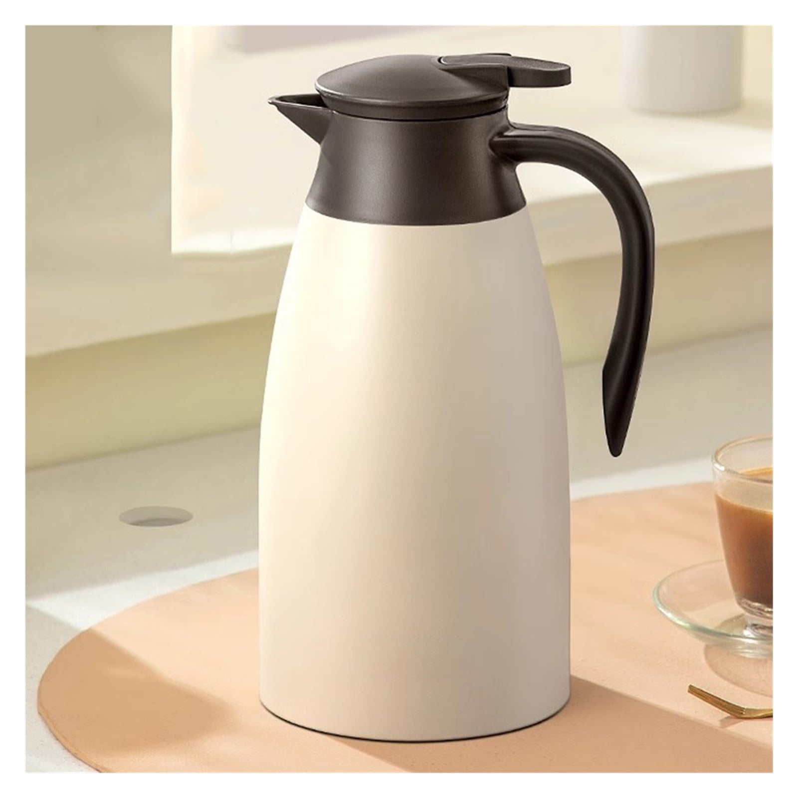 1.5L Insulated Jug,Thermal Coffee Pot,Stainless Steel Tea Pot,Double ...