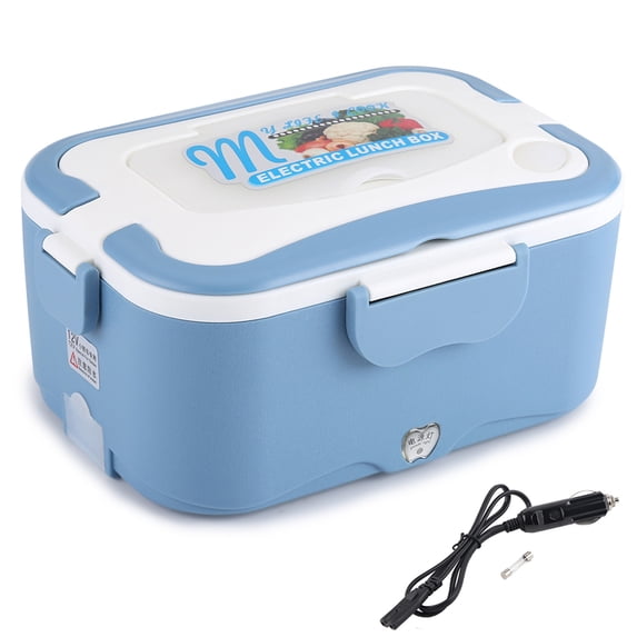 1.5L Portable Car Electric Heating Lunch Box Bento Food Warmer ...