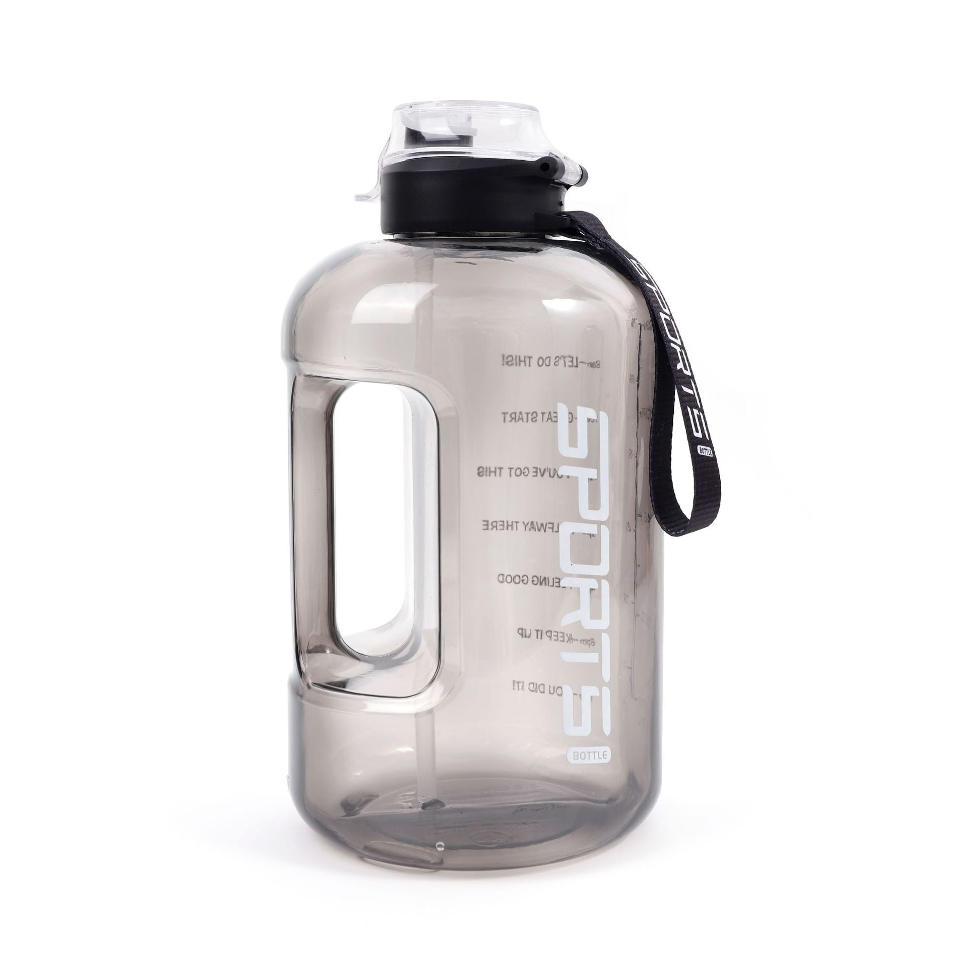 1.5L Water Bottle with Straw Lid and Chug Lid, Leakproof Water Jug. Big ...