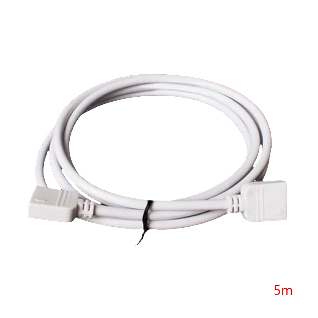 1.5M 2.5M 5M 4 Pin Female Connector Cable Extension for 5050/3528 RGB ...