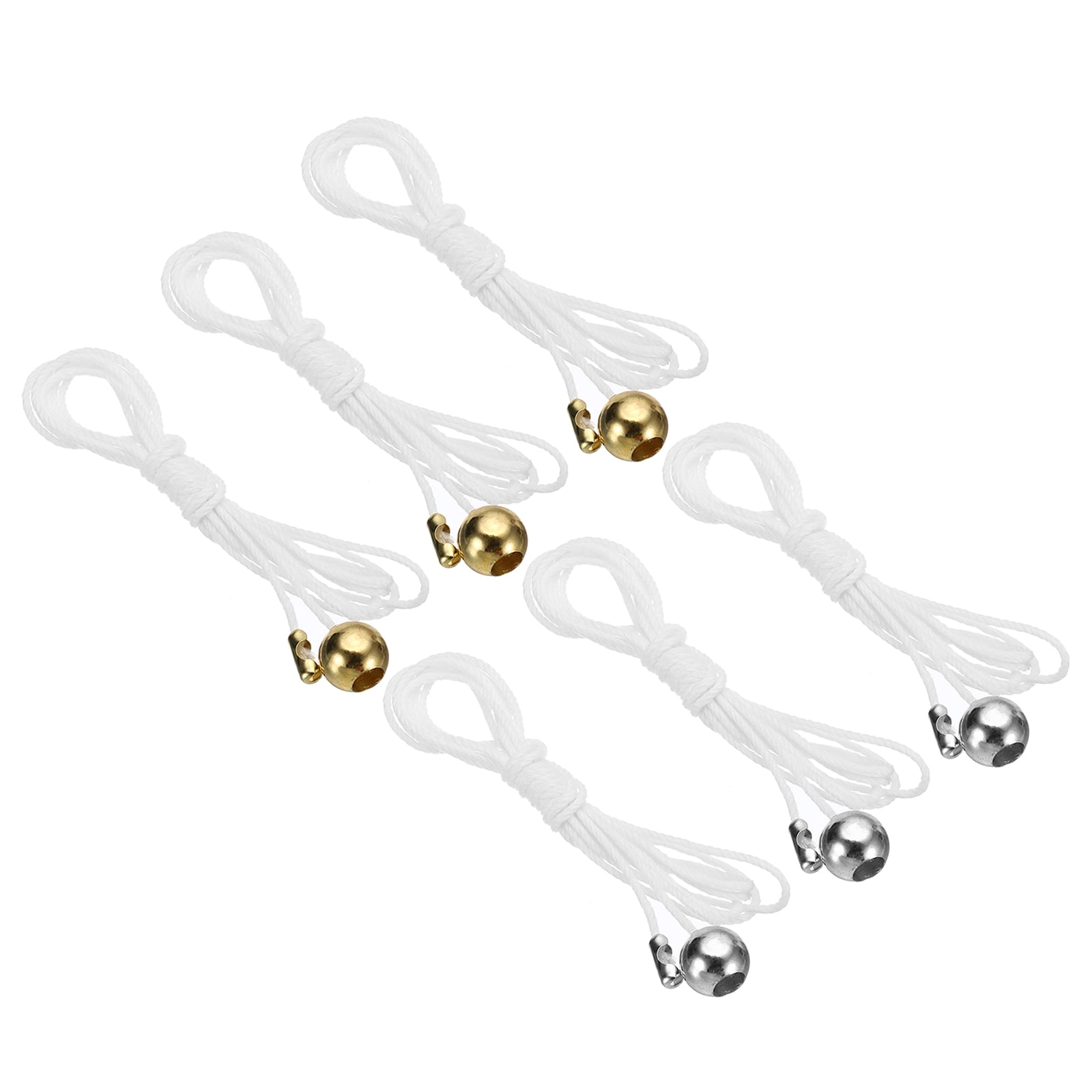 1.5M 4.9ft Ceiling Pull Chain, 6 Pcs Pulls String Extender with Ball ...