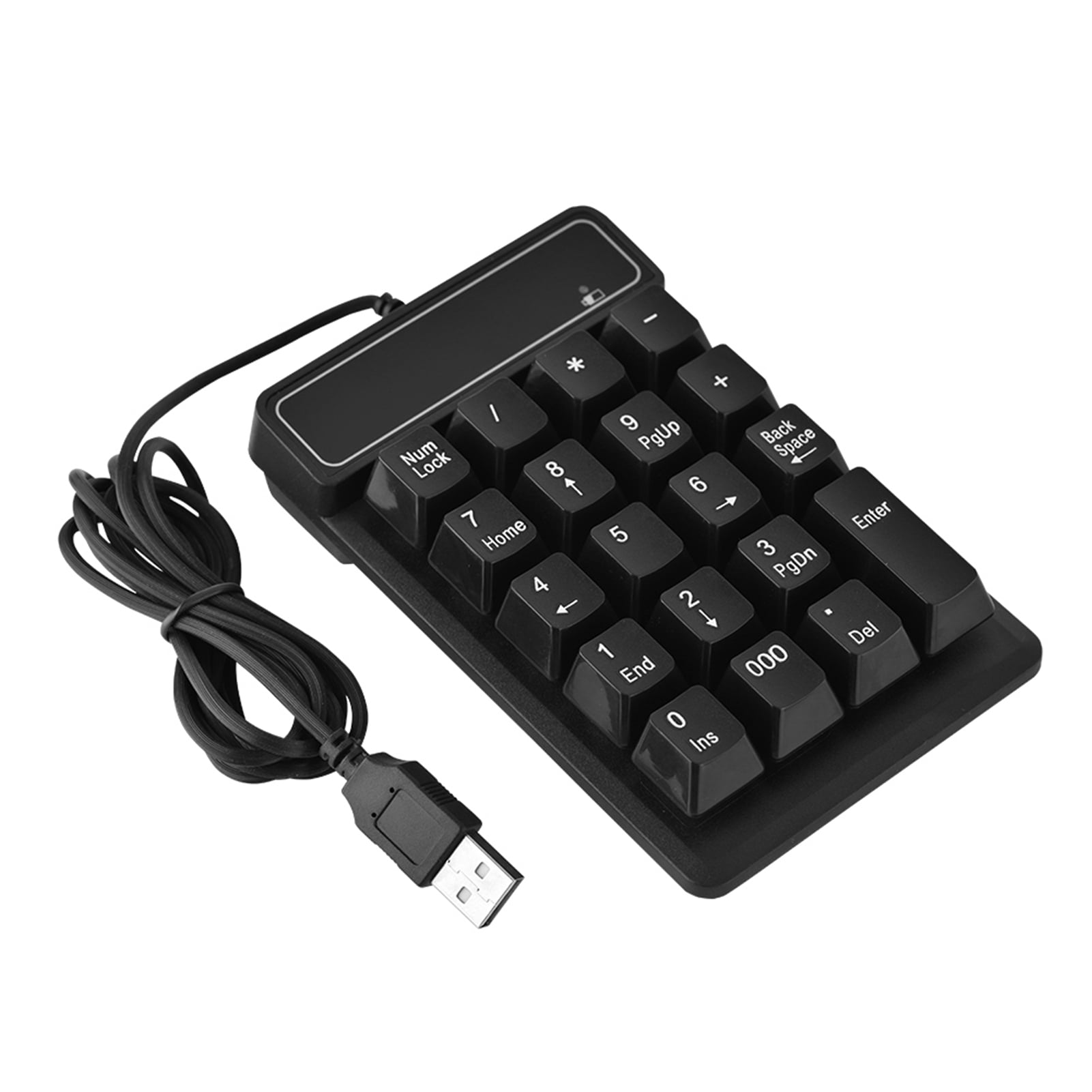 1.5M / 5FT USB Wired 19 Keys Numeric Keypad Number Pad for Windows ...
