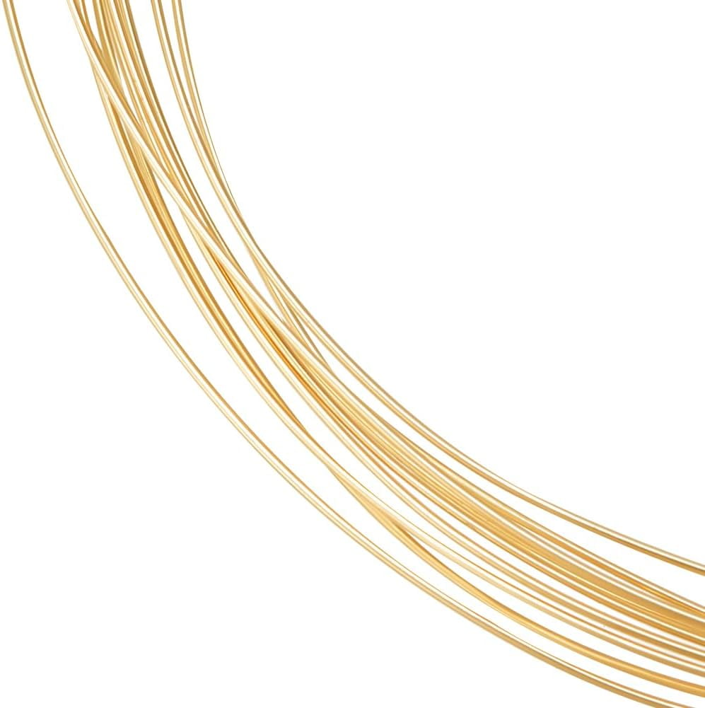 1.5M Brass Craft Wire Half Hard Round Real 14K Gold Filled 0.45mm about ...