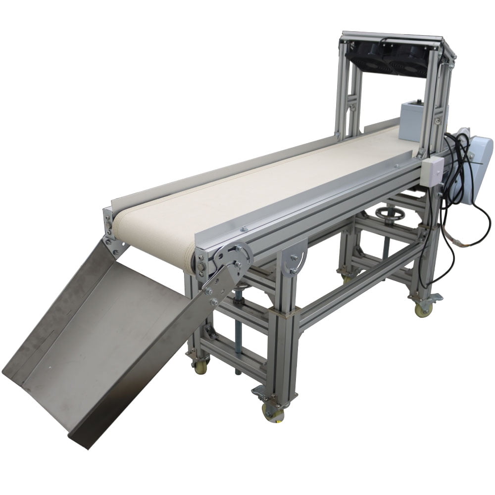 1.5M Conveyor White High Temperature Resistant Canvas Belt Aluminum ...