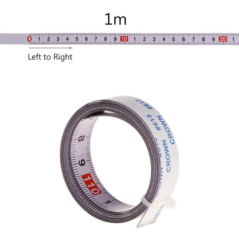 1 5M Self Adhesive Metric Miter Track Tape Measure Scale Ruler ...