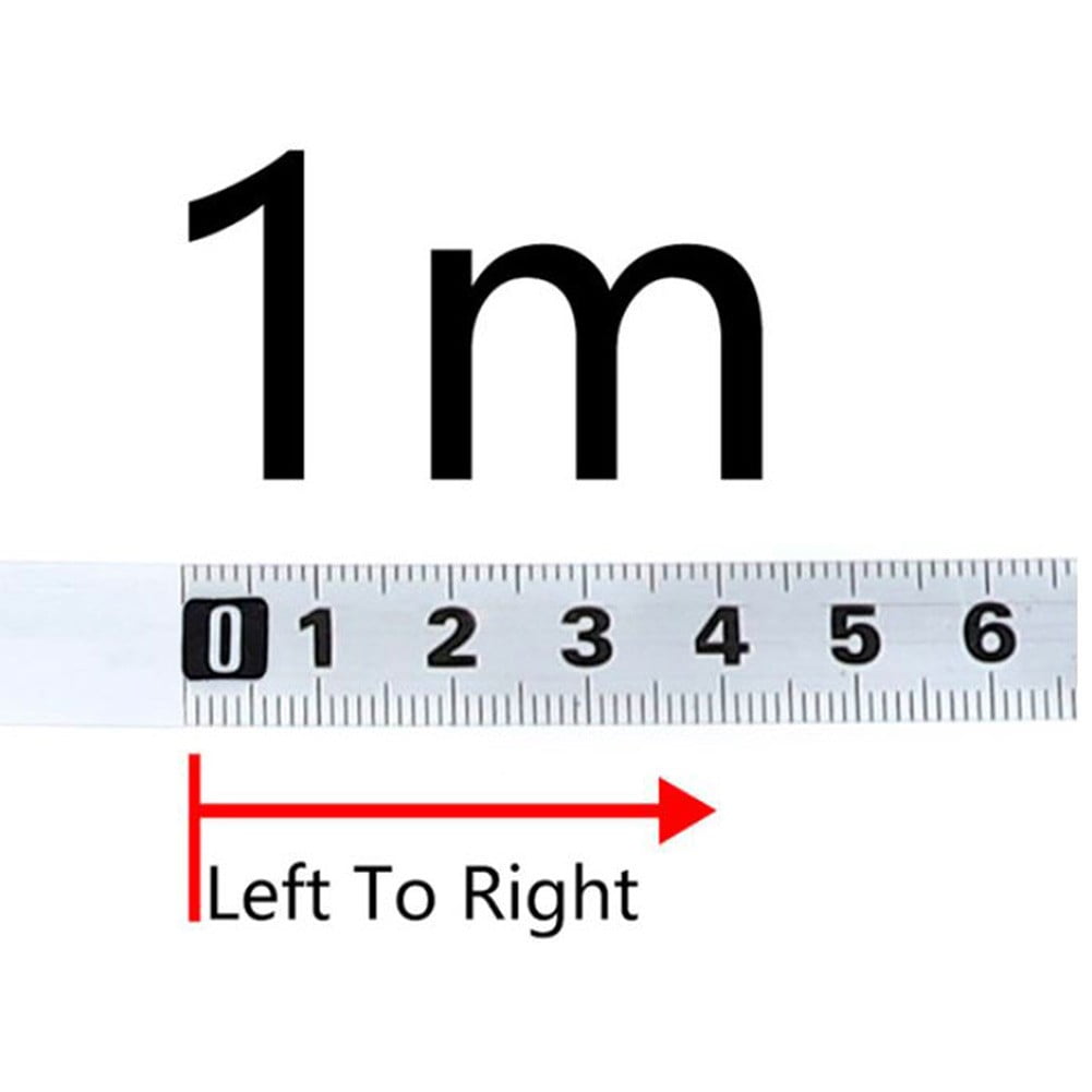 1-5M Stainless Steel Tape Measure Scale Woodworking Tool, Durable ...