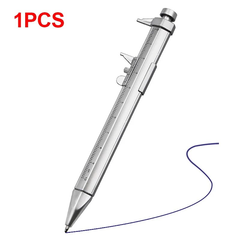 1-5PCS Caliper Pen Vernier Caliper Roller Ball-Point 1mm Plastic ...