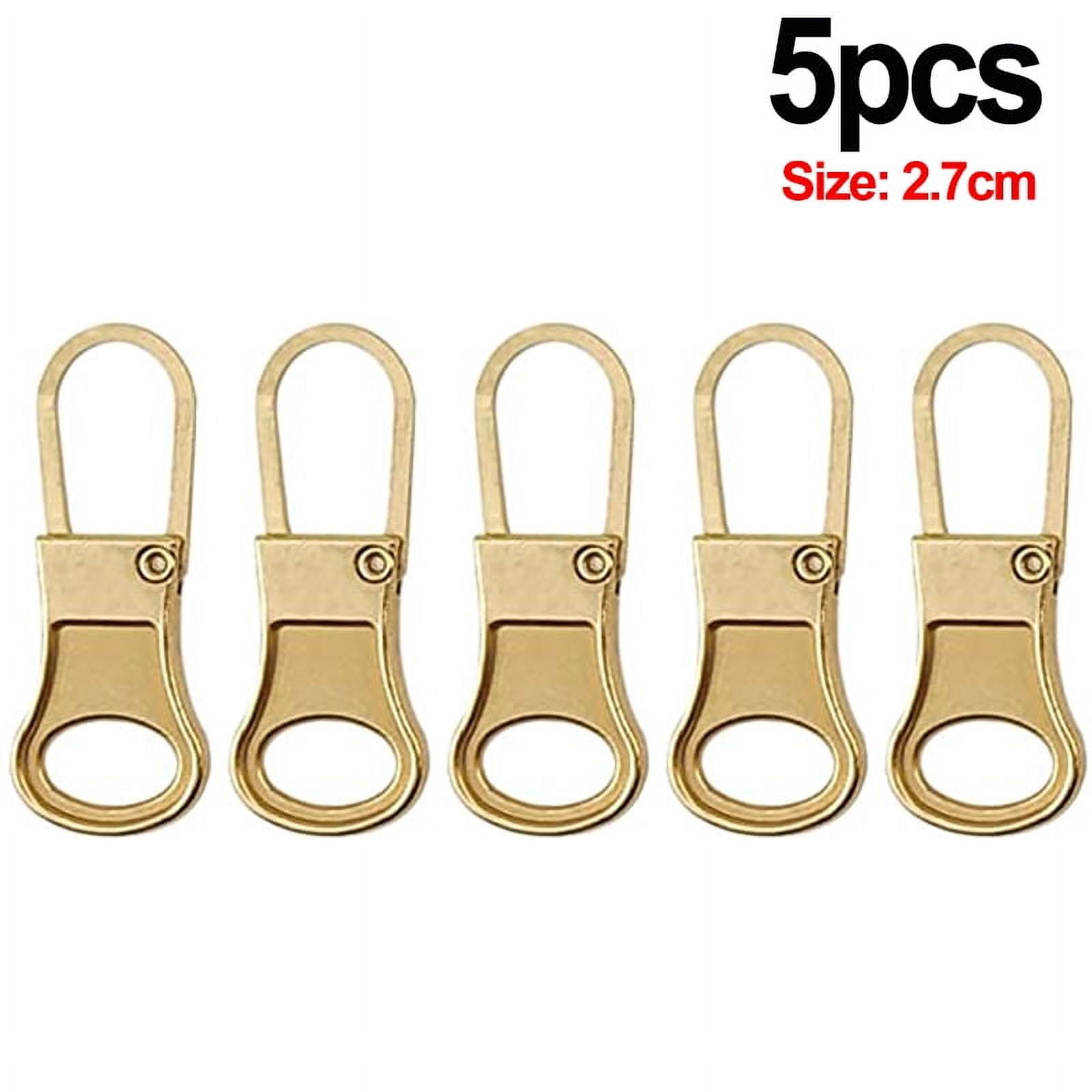 1/5PCS Metal Zipper Heads Repair Kit Detachable Slider Zipper Pull ...