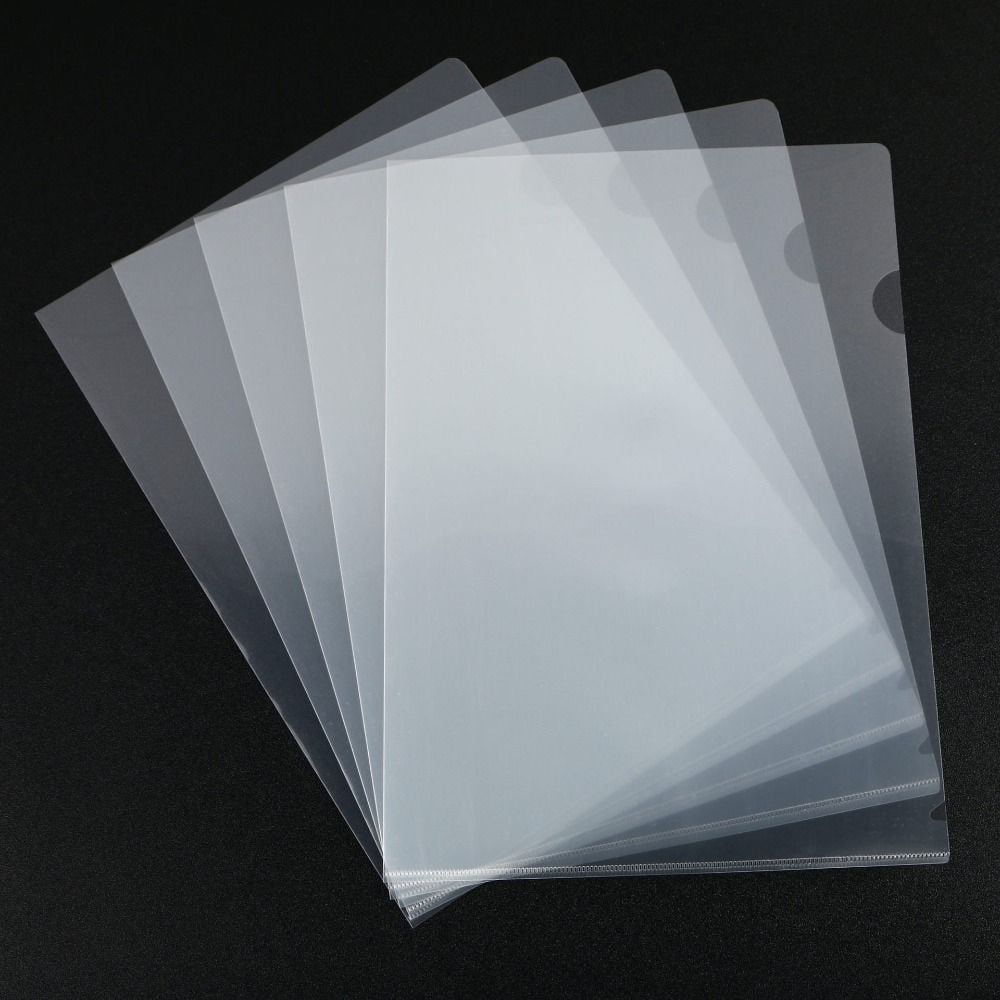 1/5PCS Office Supplies Organizer Tool L Shape Two Page Folder ...