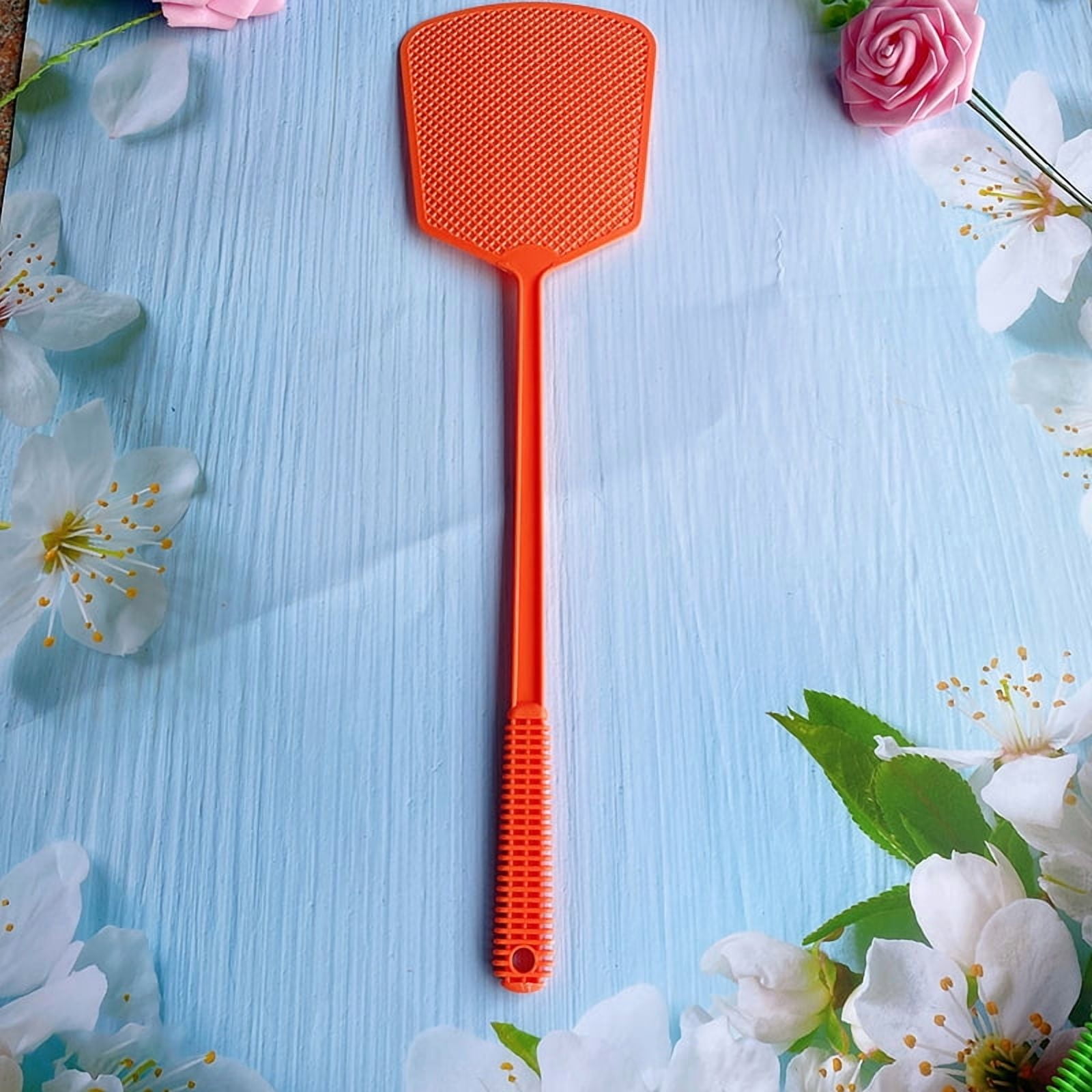 1/5PCS Plastic Fly Swatter For Household Use, Thick And Extended Handle ...
