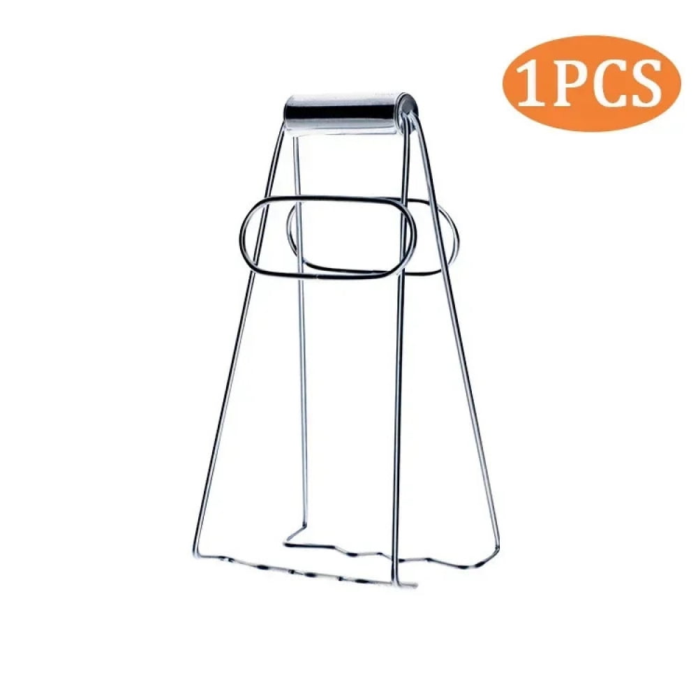 1-5PCS Stainless Steel Foldable Hot Dish Clamp Anti-Scald Bowl Clip ...