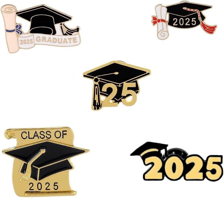 1-5Pcs 2024 Graduation Gifts Pins for Women Men Class of 2024 ...