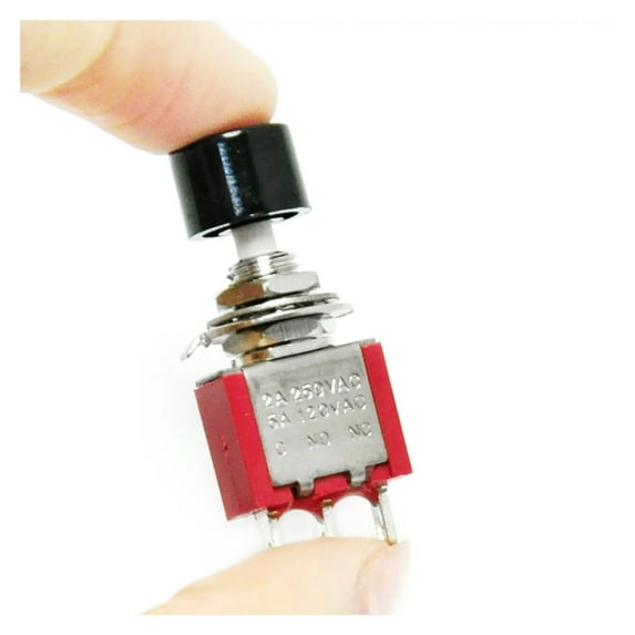 1/5Pcs 3Pin C-NO-NC 6mm Mini Momentary Automatic return Push Button ...