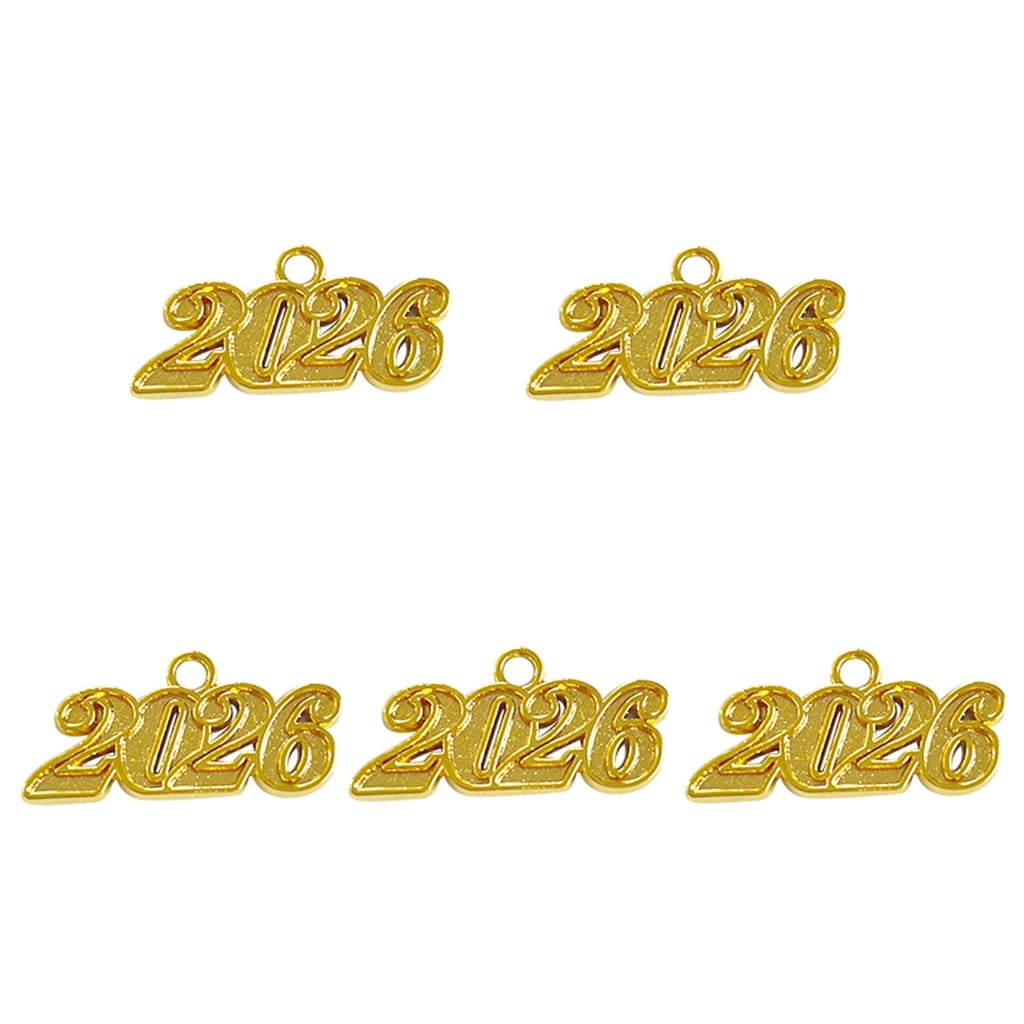 1/5Pcs Class of 2025 Graduation Hat Charm Graduations Gowns Pendant For ...