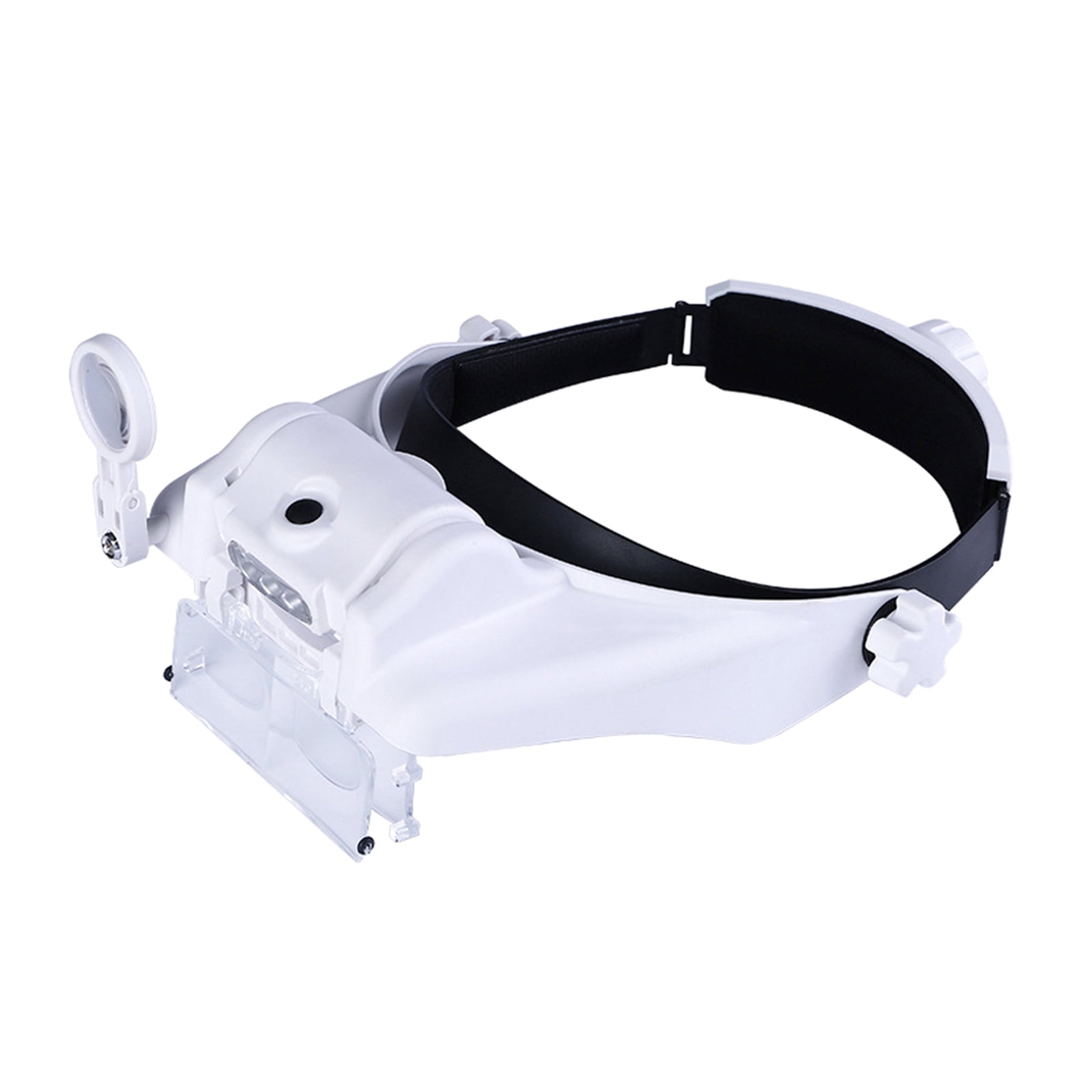 1.5X 2X 8X Headband Magnifier, Head Mount Magnifying Glass with LED ...