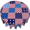 1.5X1.5M 4th of July American Independence Day Round Tablecloth, 250th ...