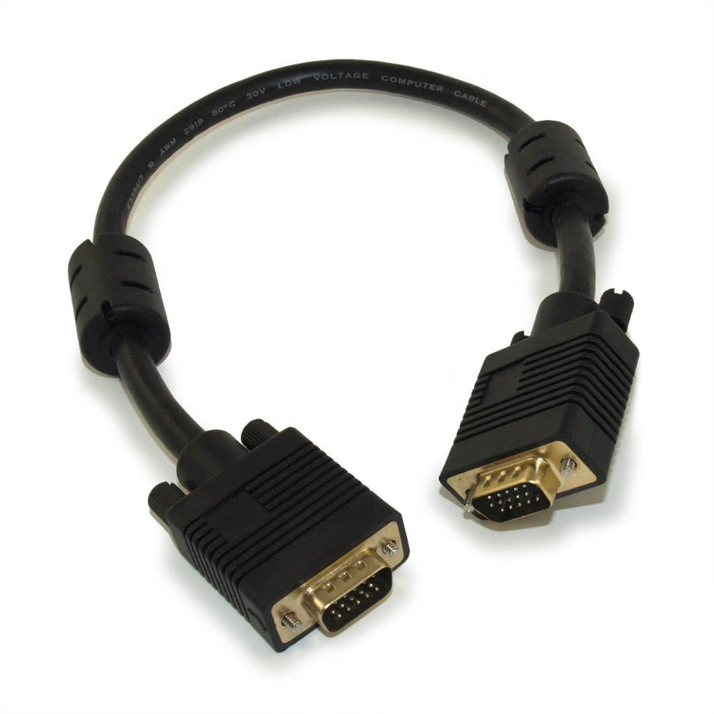 1.5ft Premium VGA Male/Male Triple-Shielded Cable Gold Plated - Walmart.com