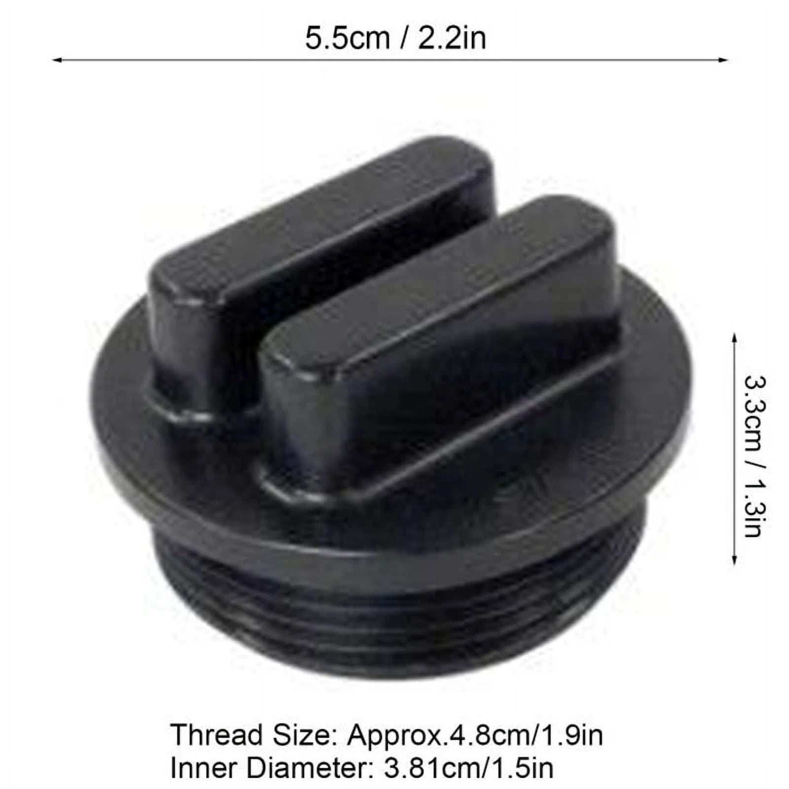 1.5in Threaded Pool Spa Return Line Winterizing Plug With O-Ring Filter ...