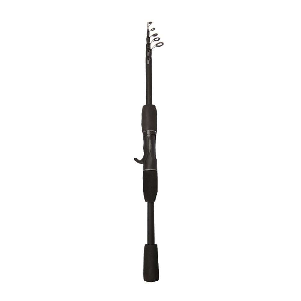1.5M-2.1M Portable Telescopic Baitcast Fishing Rod Straight/Curved ...