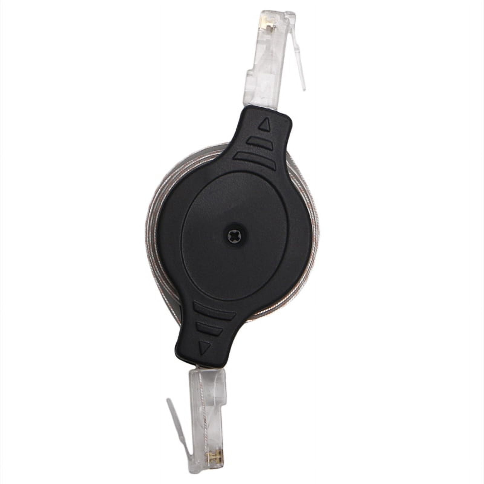 1.5m 5FT Extensible Cable Retractable RJ45 Internet Ethernet Network ...