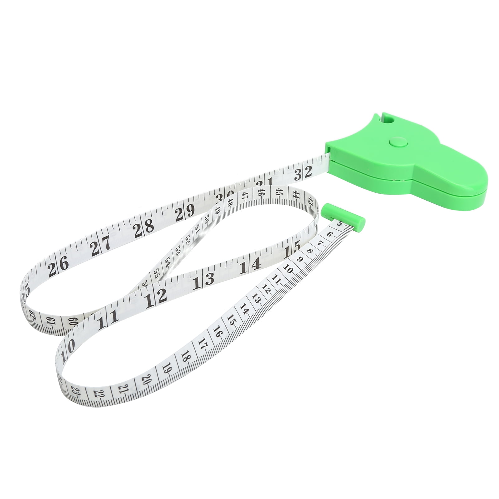 1.5m Fitness Retractable Waist Tape Accurate Body Waist Head Hips Legs ...