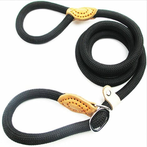1.5m Nylon Dog Leash, Black Rope Dog Leash, Dog Rope Leash, Dog ...