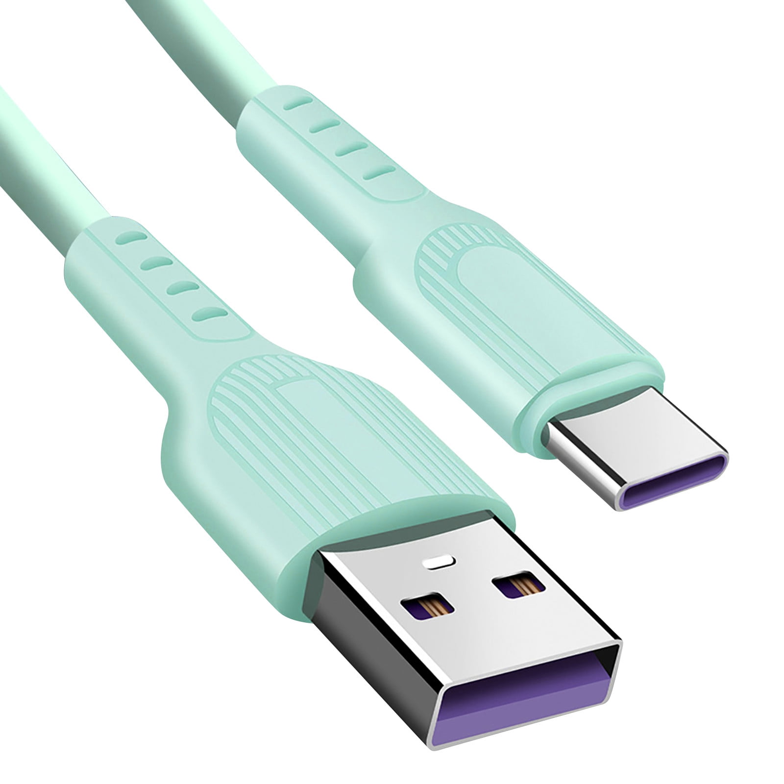 1.5m Silicone Data Mobile Phone Color Fast Charging Line Liquid Soft ...