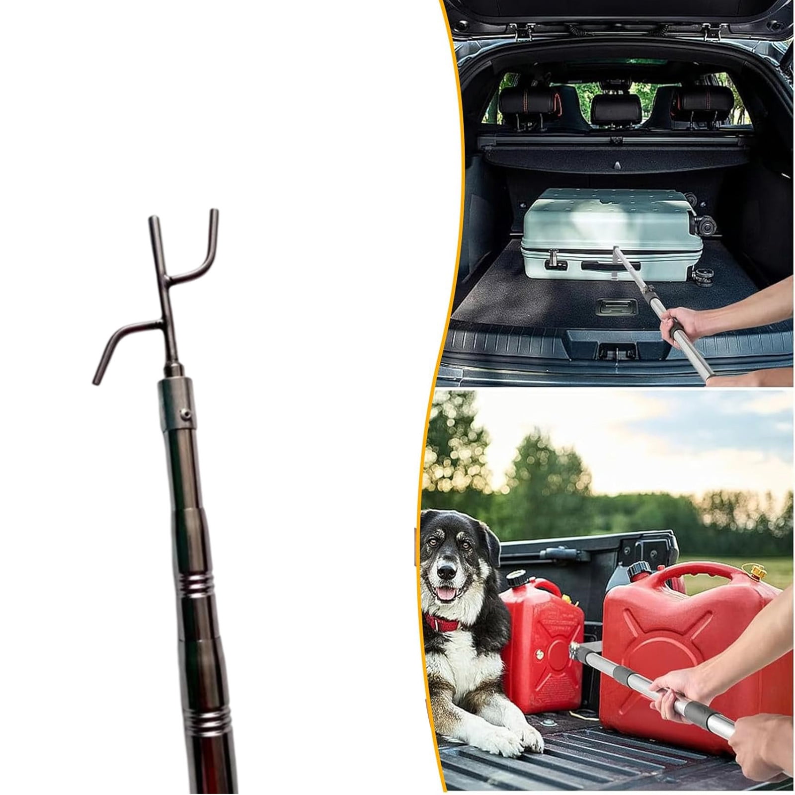 1.5m Stainless Steel Telescopic Wire Fishing Rod White - 2025 Truck Bed ...