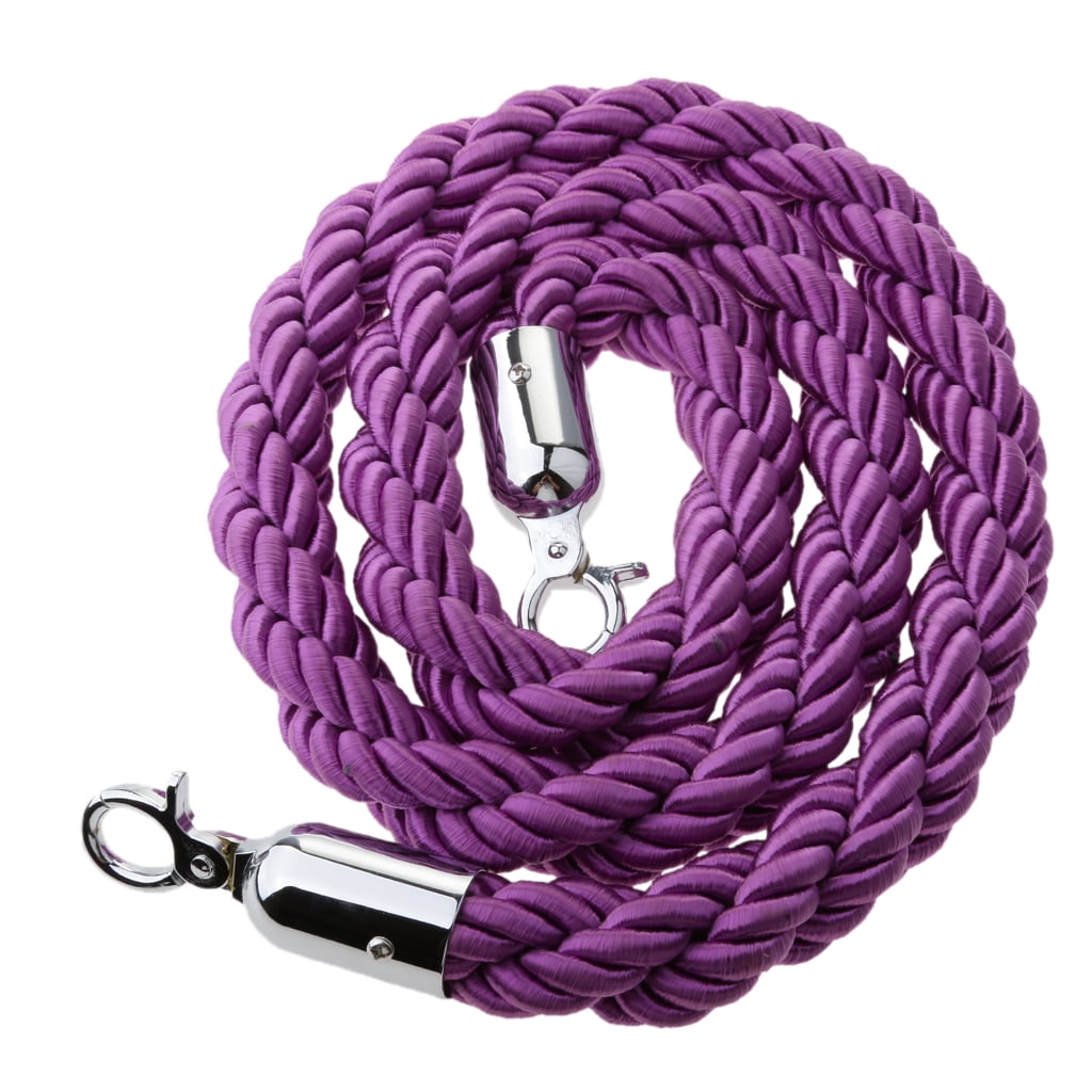 1.5m Velvet Stanchion Rope, Queue Rope in Twisted Finish, for Use with ...