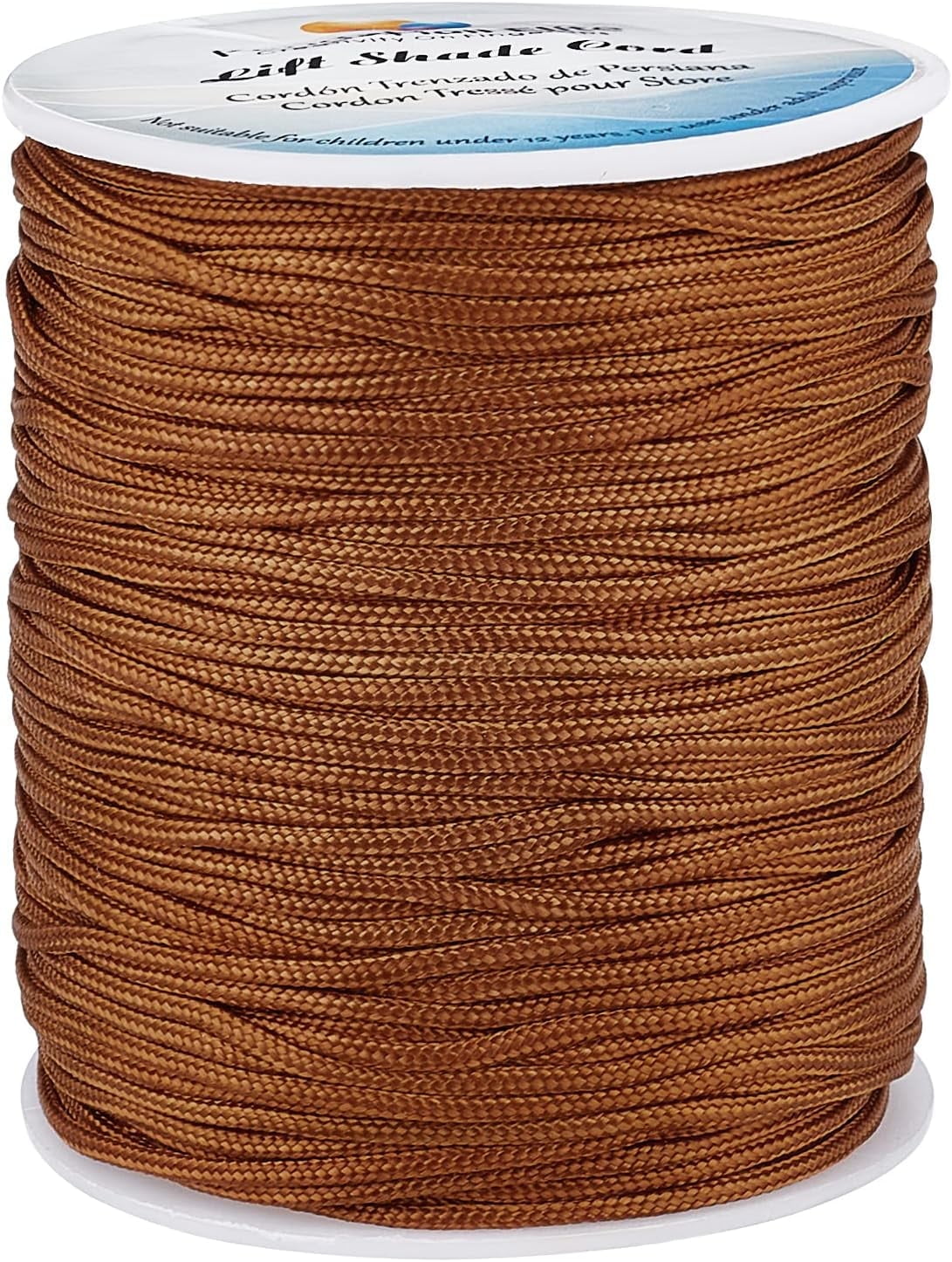 1.5mm 100 Yards Camel Nylon String for Bracelets Blind Cord Braided ...