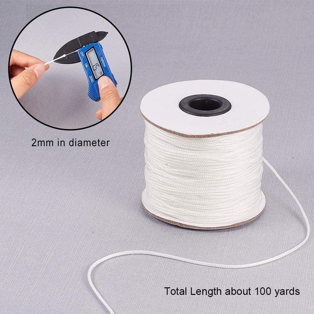 1.5mm/ 100 Yards White Nylon Lift Shade Cord for Blind Shade Mini Blind ...