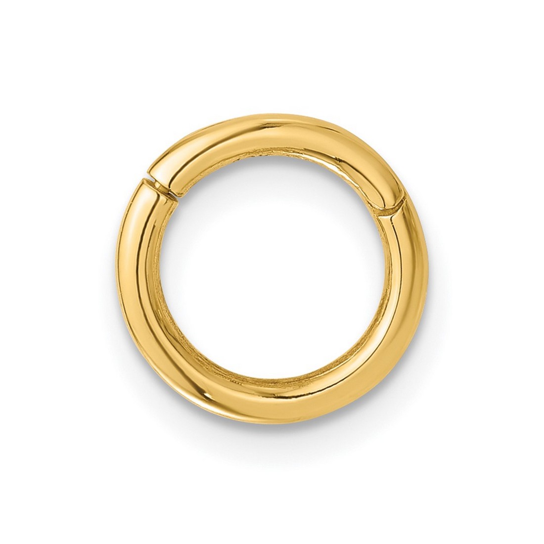 14k Gold 14 Gauge Hinged Hoop Earrings Cartilage Body Jewelry 11x1.5mm ...