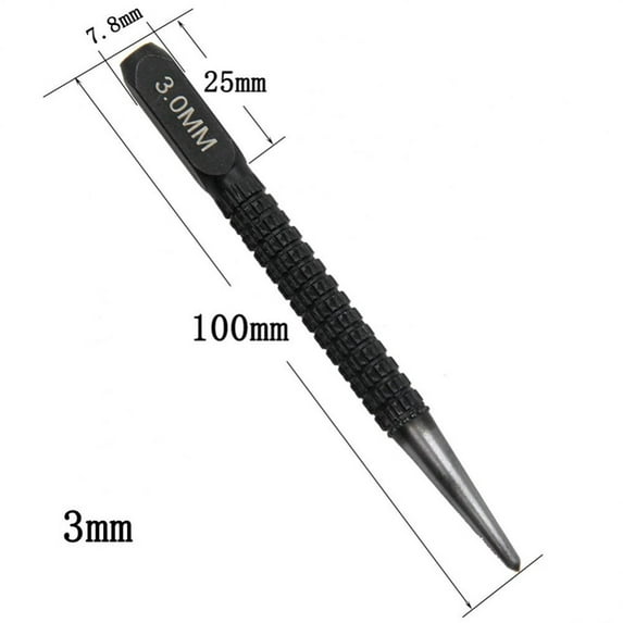 1.5mm 2.0mm 3.0mm Alloy Steel Center Punch Metal Wood Marking Drilling ...