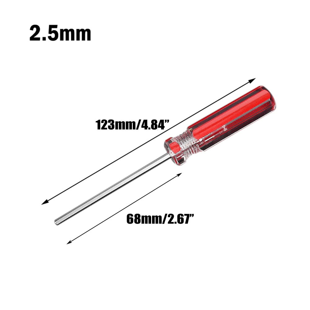 1.5mm-6mm Hexagon Screwdriver Set Flat Head Hex Magnetic Repair Hand ...