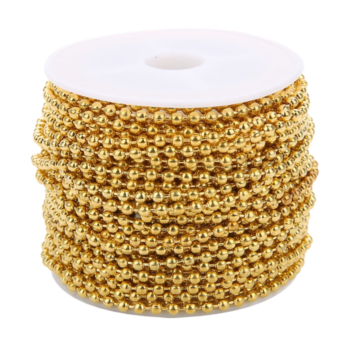 1.5mm Metal Ball Chains, Necklace Chain Ball Bead, 10 Yards Bead Chain ...
