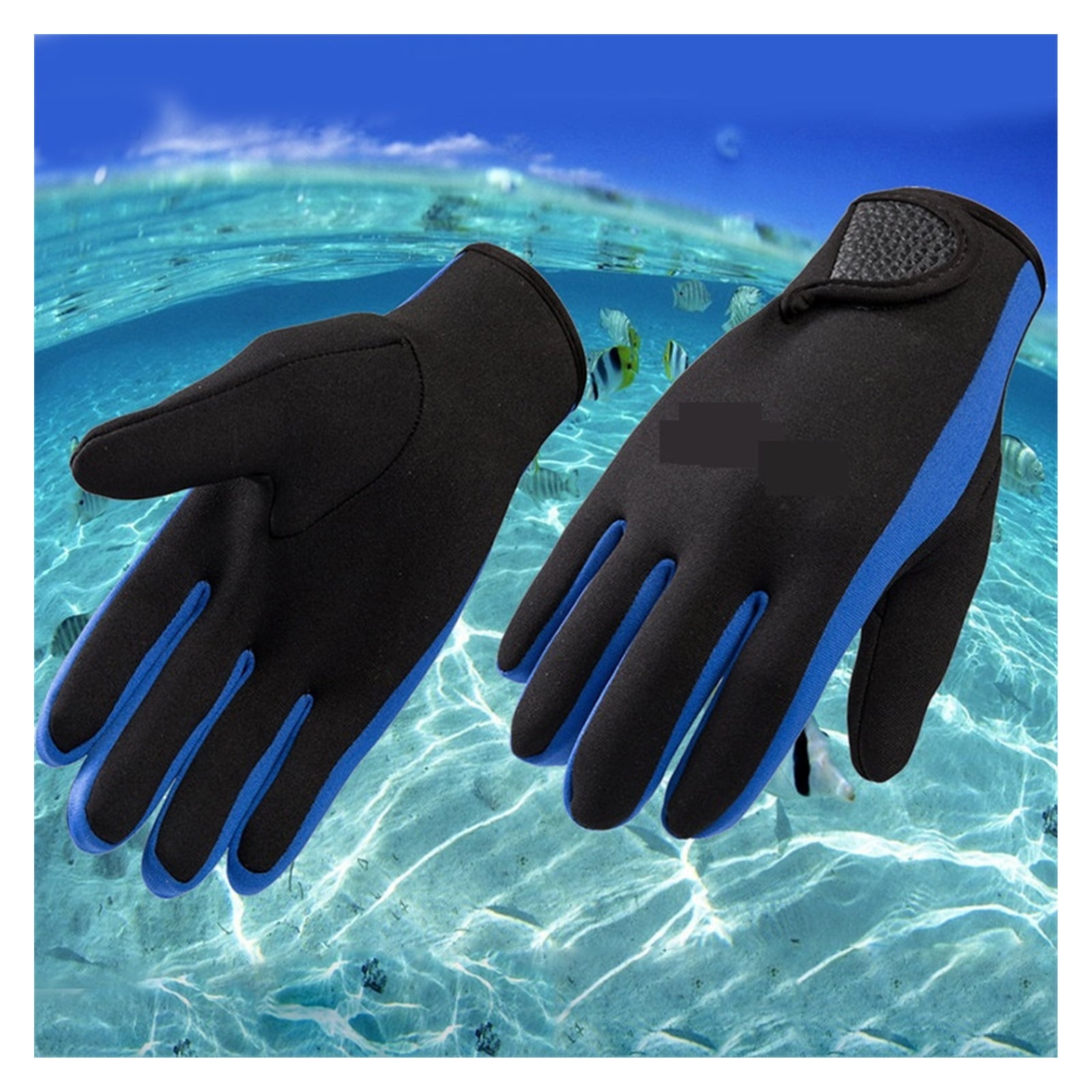 1.5mm Neoprene Women Men Swimming & Diving Gloves With The Magic Stick ...
