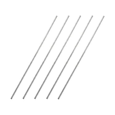 2mm x 100mm 304 Stainless Steel Solid Round Rod for DIY Craft - 2Pcs - Walmart.com