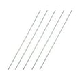 1.5mm x 150mm 304 Stainless Steel Solid Round Rod for DIY Craft - 5Pcs ...